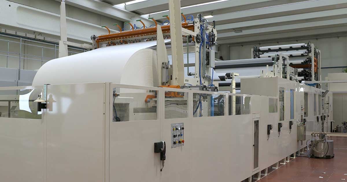 Perini Vega S8 toilet tissue converting machine