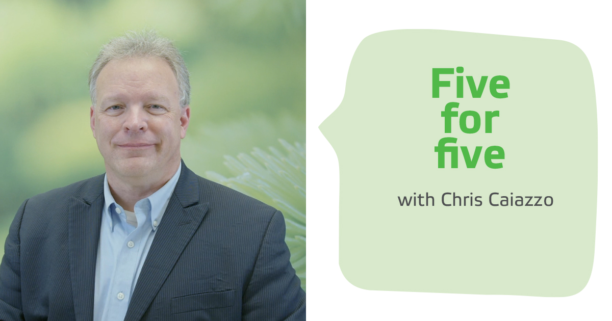 Five for five with Chris Caiazzo