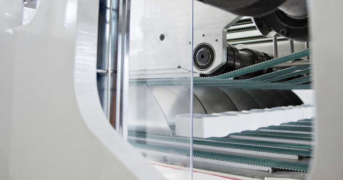 Converting lines for folded tissue