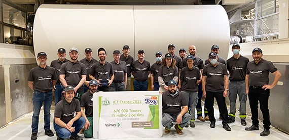 Valmet and ICT France celebrate together – 15,000,000 km of tissue ...