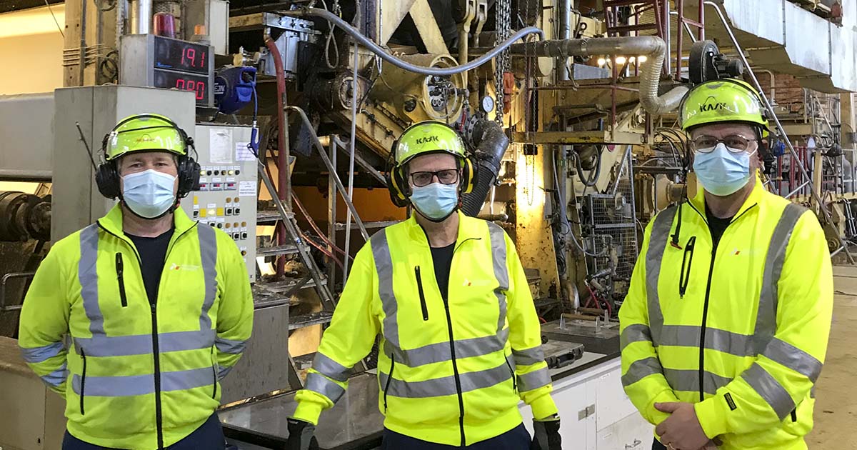 5% increase in paper machine production with IQ steam profiler