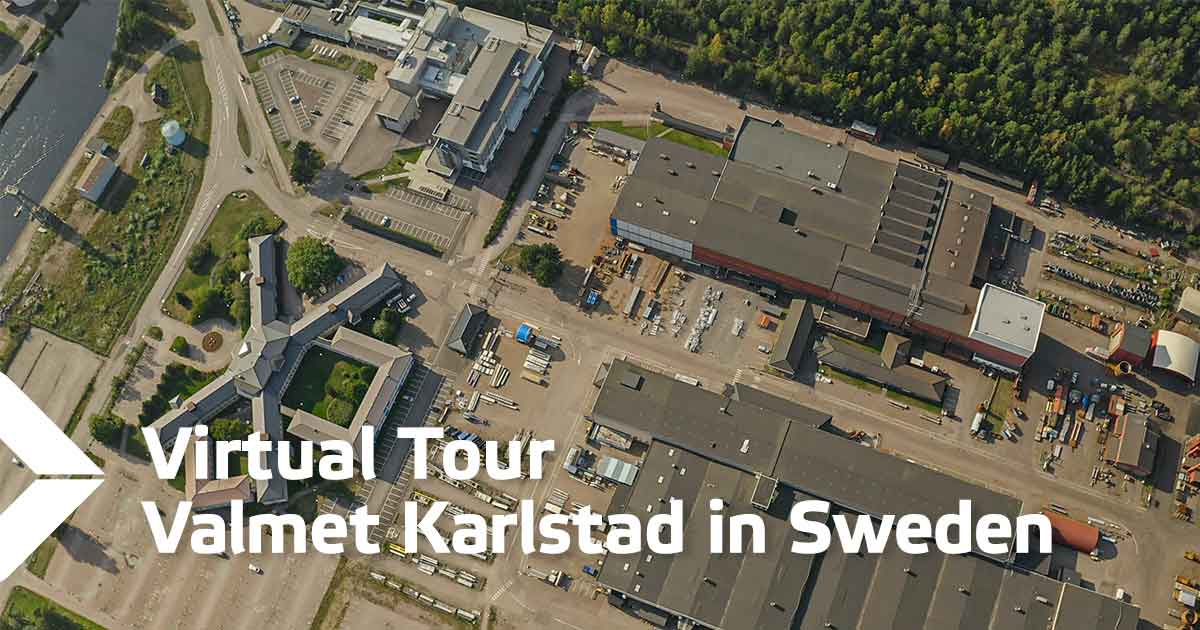 Virtual tour at Valmet site in Karlstad Sweden
