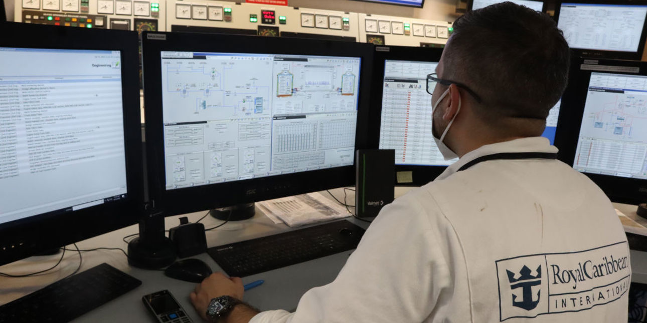 Valmet DNA in use in the cruise ship Symphony of the Seas