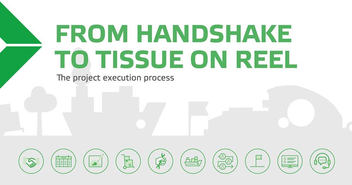 Explore the project process from handshake to tissue on reel