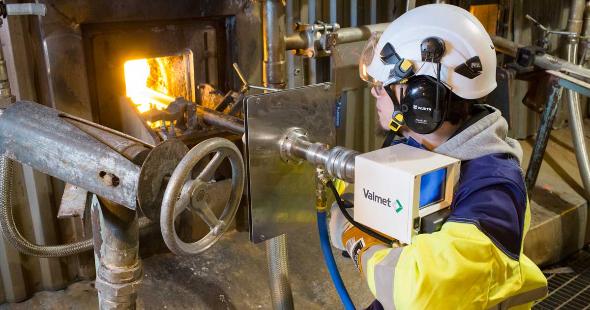 Valmet Online Imaging Services for boiler or furnace inspection