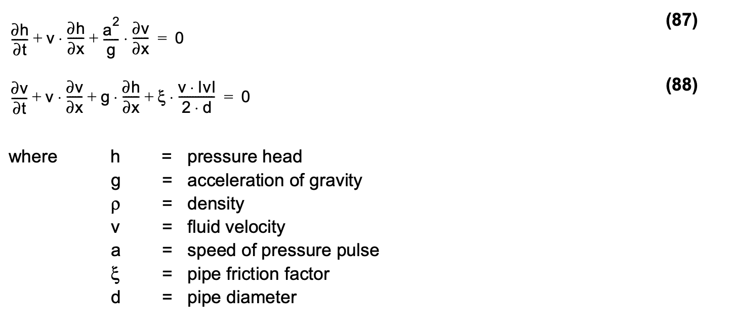 Flow control manual - Mathematical simulation of control valve