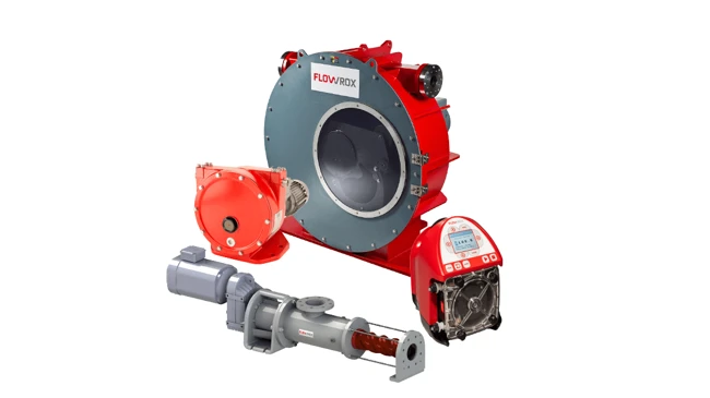 Flowrox pumps provide greater flow rate with lower RPM.