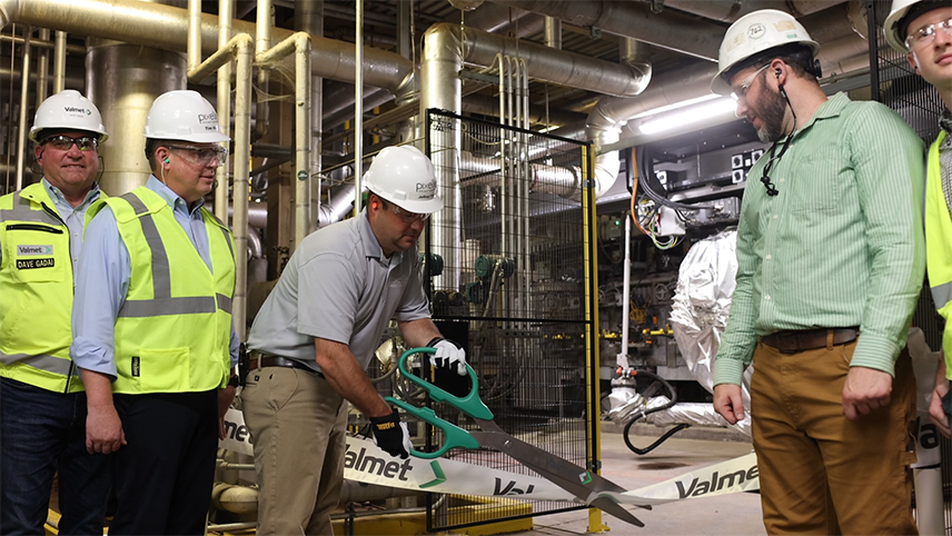 Valmet Installs first ever Smelt Spout Robot in North America
