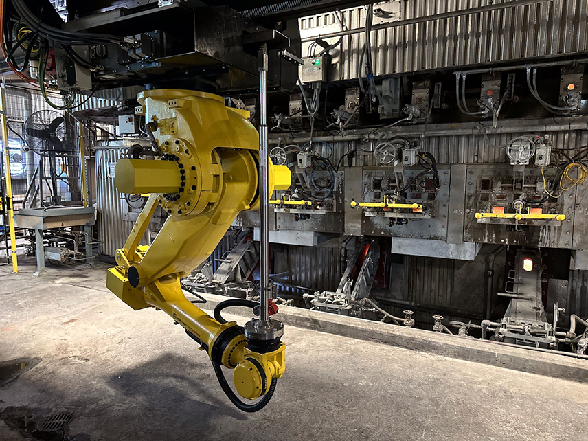 Valmet Installs first ever Smelt Spout Robot in North America