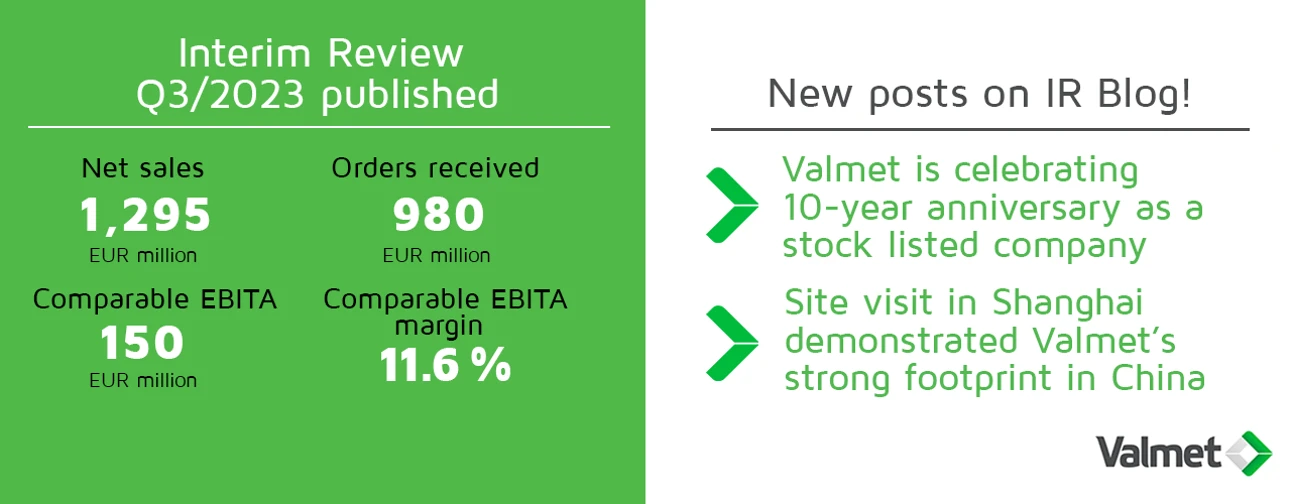 Valmet for investors