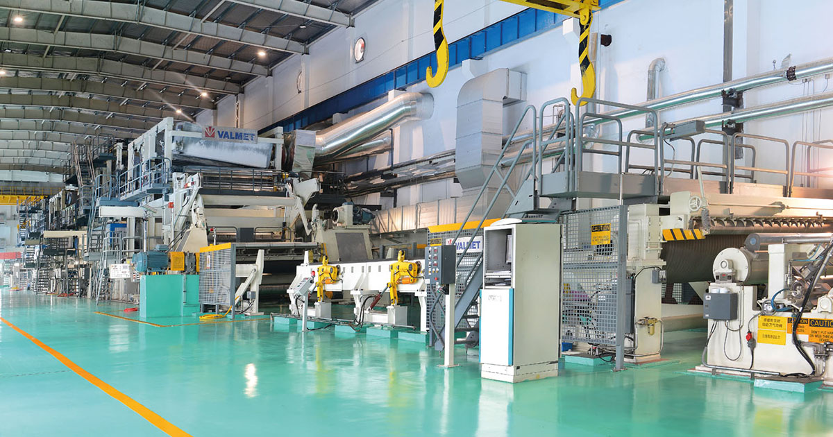 Smooth paper machine relocation for Sun Paper
