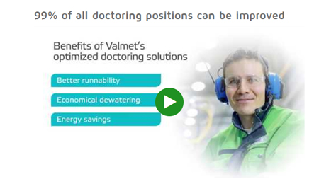 99% of all doctoring positions can be improved | Valmet