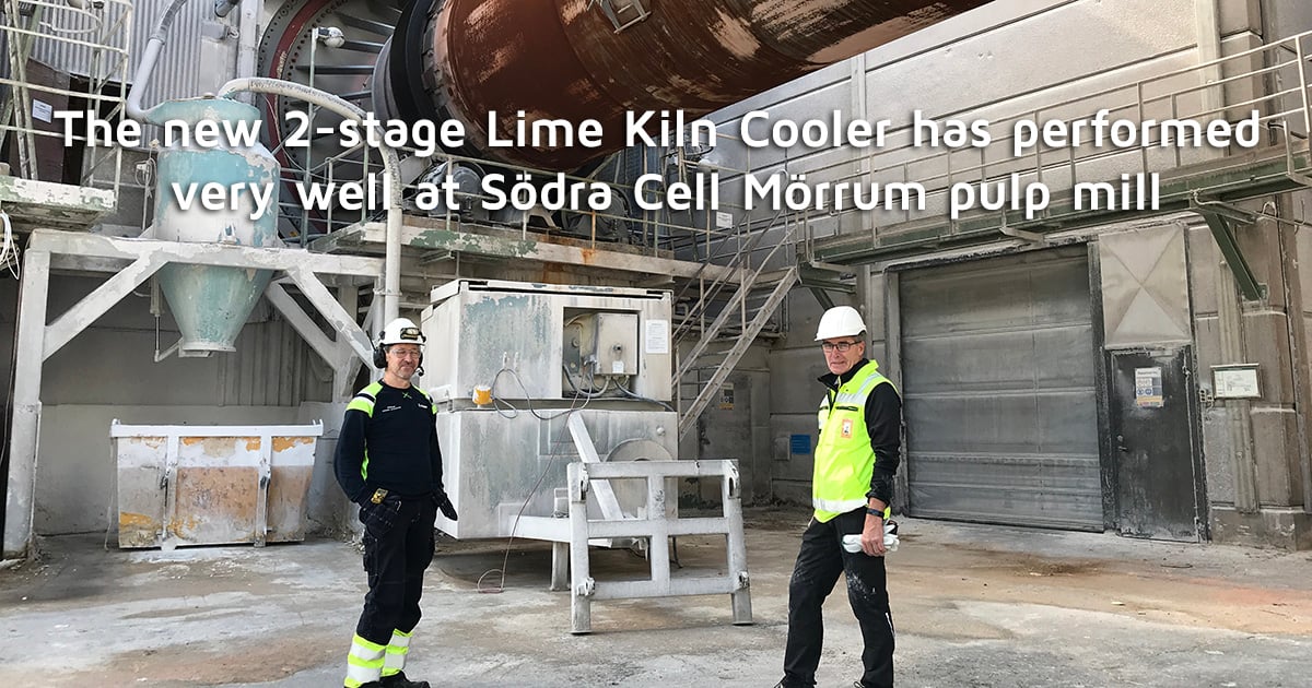 Improved performance with Valmet's new 2-stage Lime Kiln Cooler