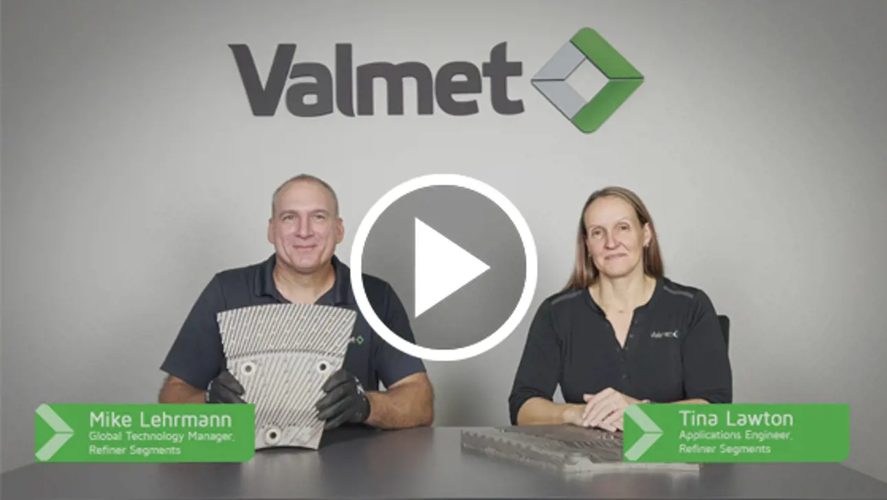 Refiner Segments - Pro safe for board and paper | Valmet