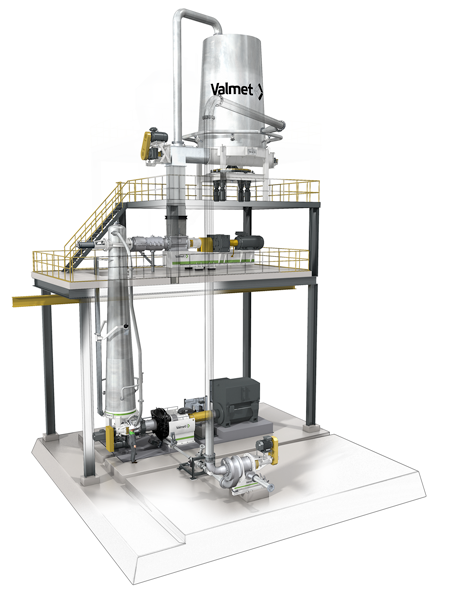 High-capacity screw-feeder system with a dewatering plug pipe